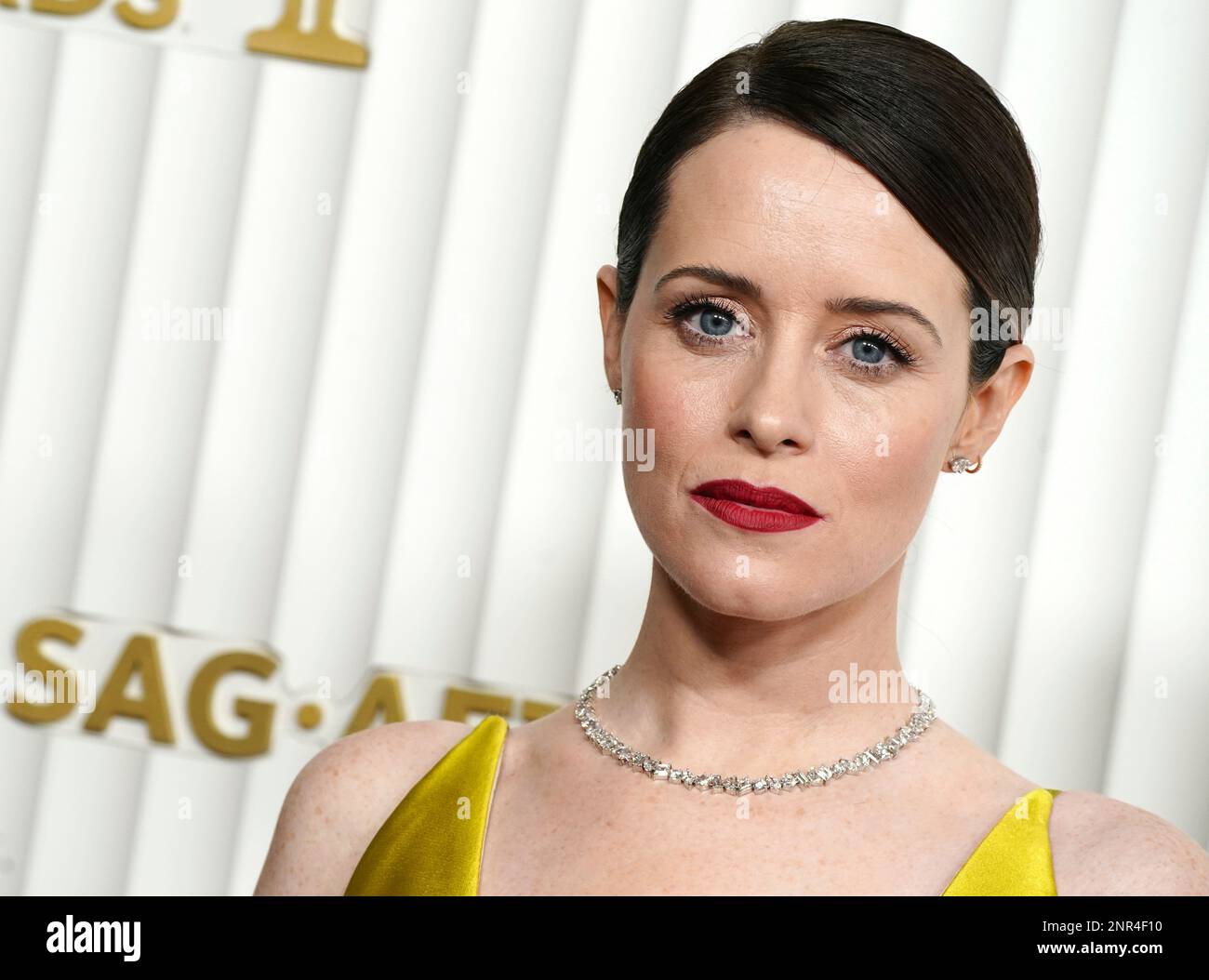 Claire Foy arrives at the 29th annual Screen Actors Guild Awards on ...