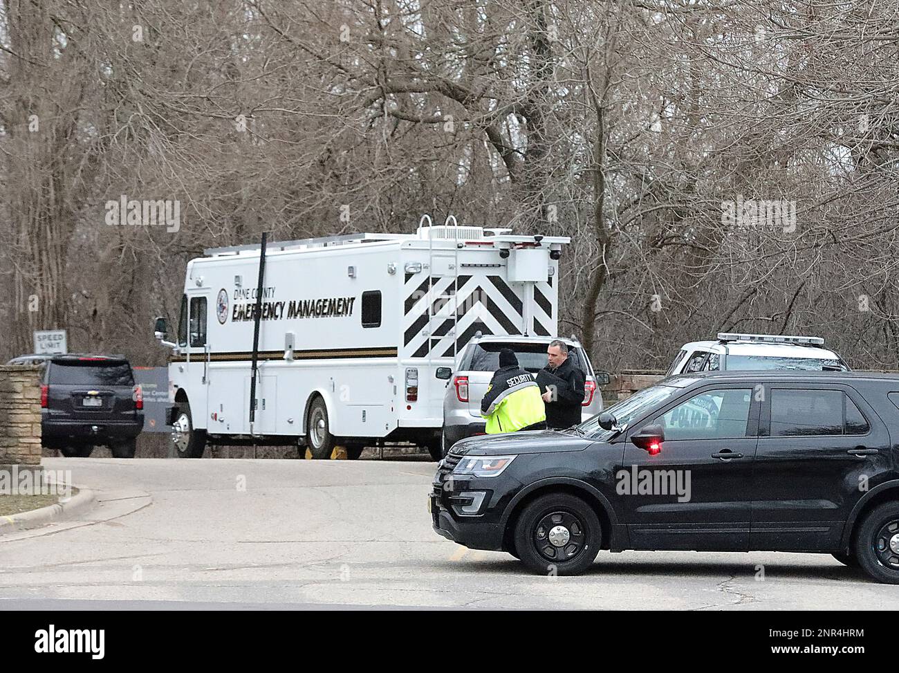 Vehicles from the Madison Police Department, Dane County Sheriff's ...