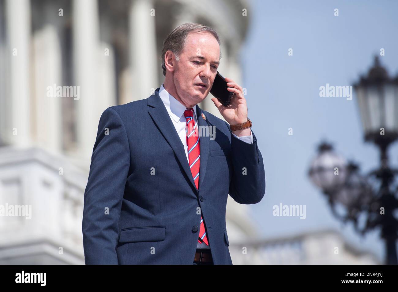 UNITED STATES - MARCH 27: Rep. John Joyce, R-Pa., is seen on the House ...