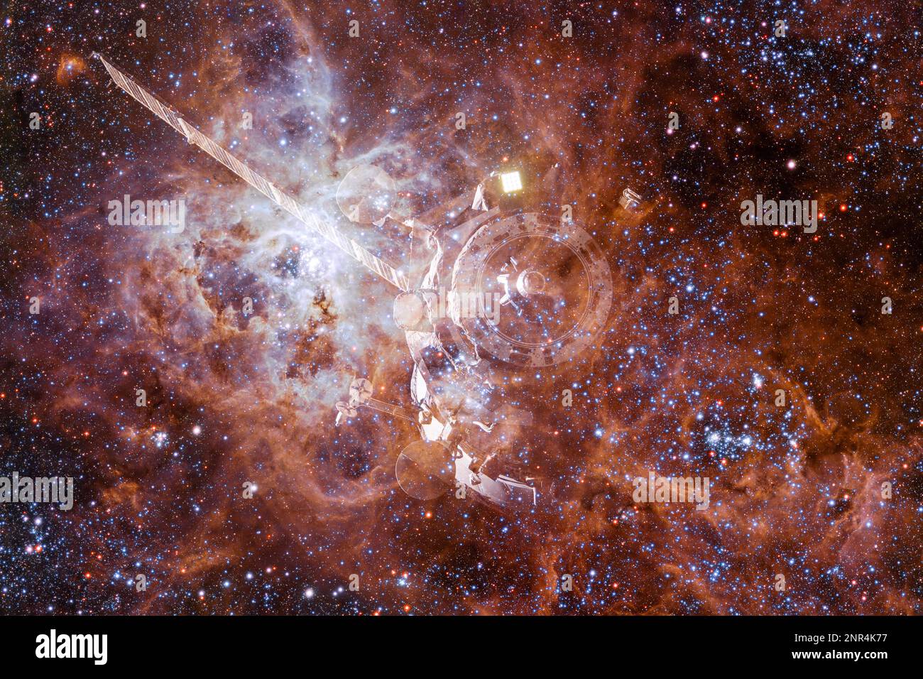 Spacecraft launch into space. Cosmos art. Elements of this image ...