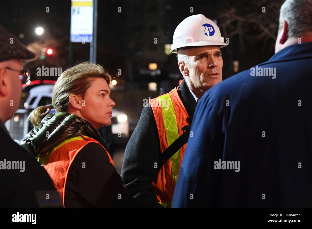 In this image released by the MTA New York City Transit, interim MTA ...