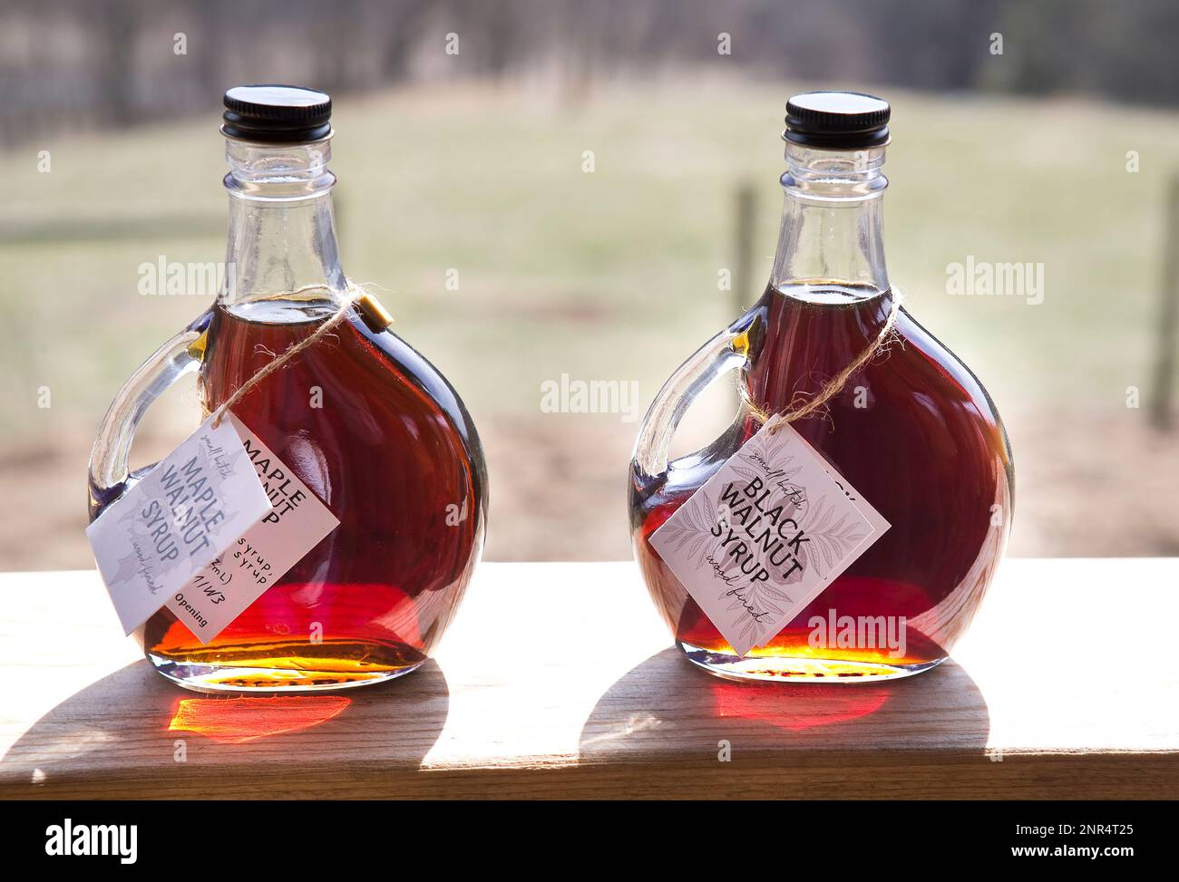 This March 10, 2020 photo shows syrup produced by Tonoloway Farm in ...