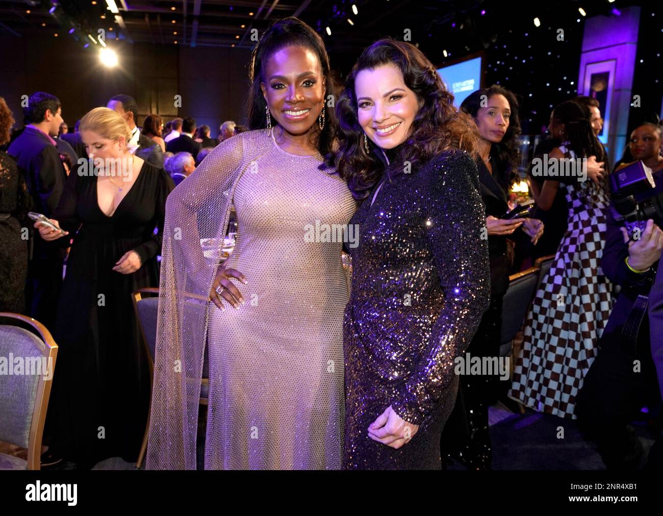 Sheryl Lee Ralph, left, and SAG-AFTRA President Fran Drescher at the ...