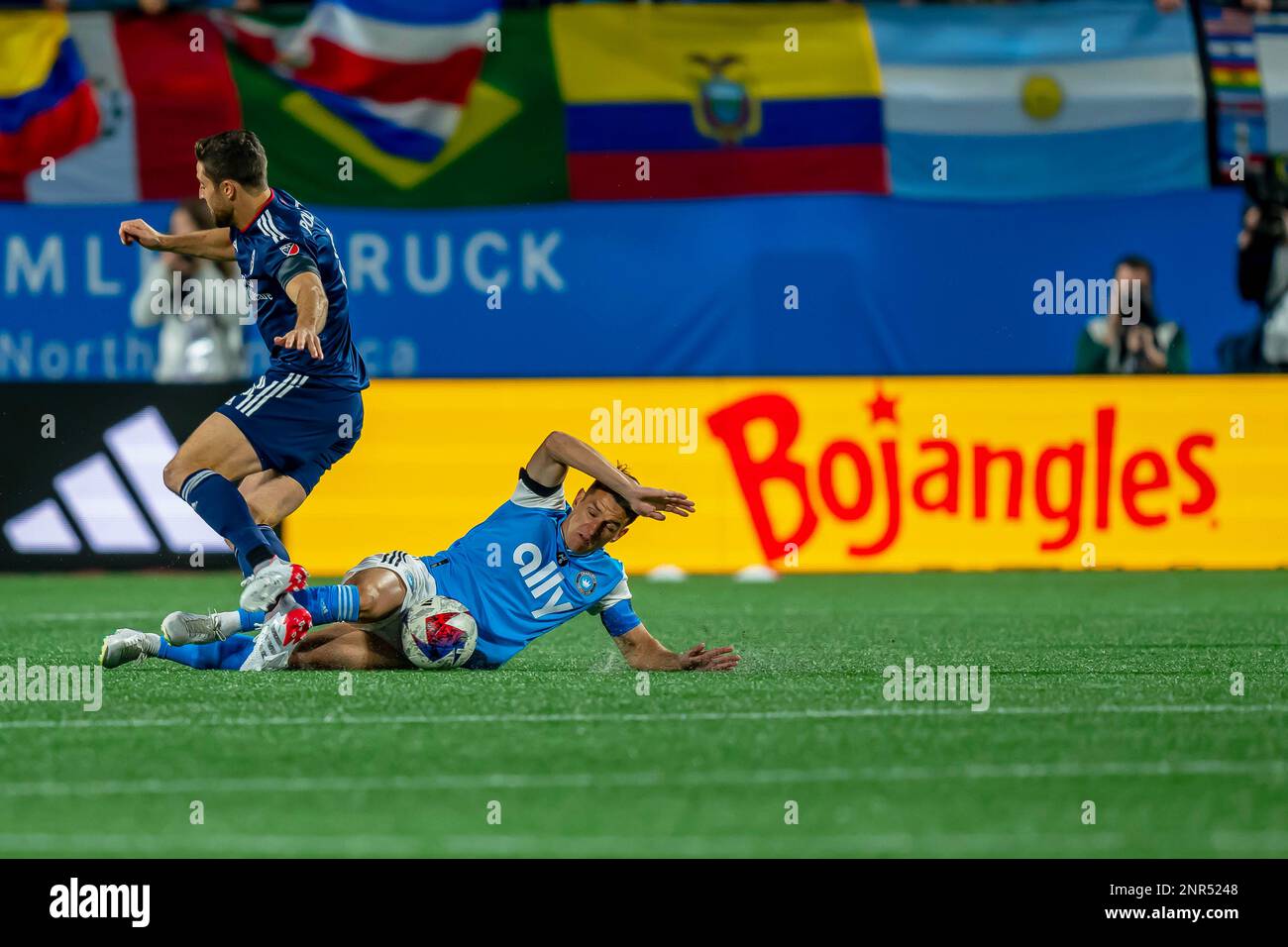 Charlotte, North Carolina, USA. 25th Feb, 2023. Charlotte FC Defender ...