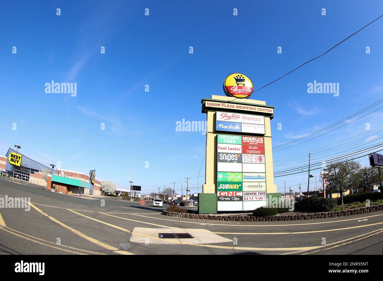 UNION, NJ - MARCH 22: A general view of the Union Plaza Shopping Center ...