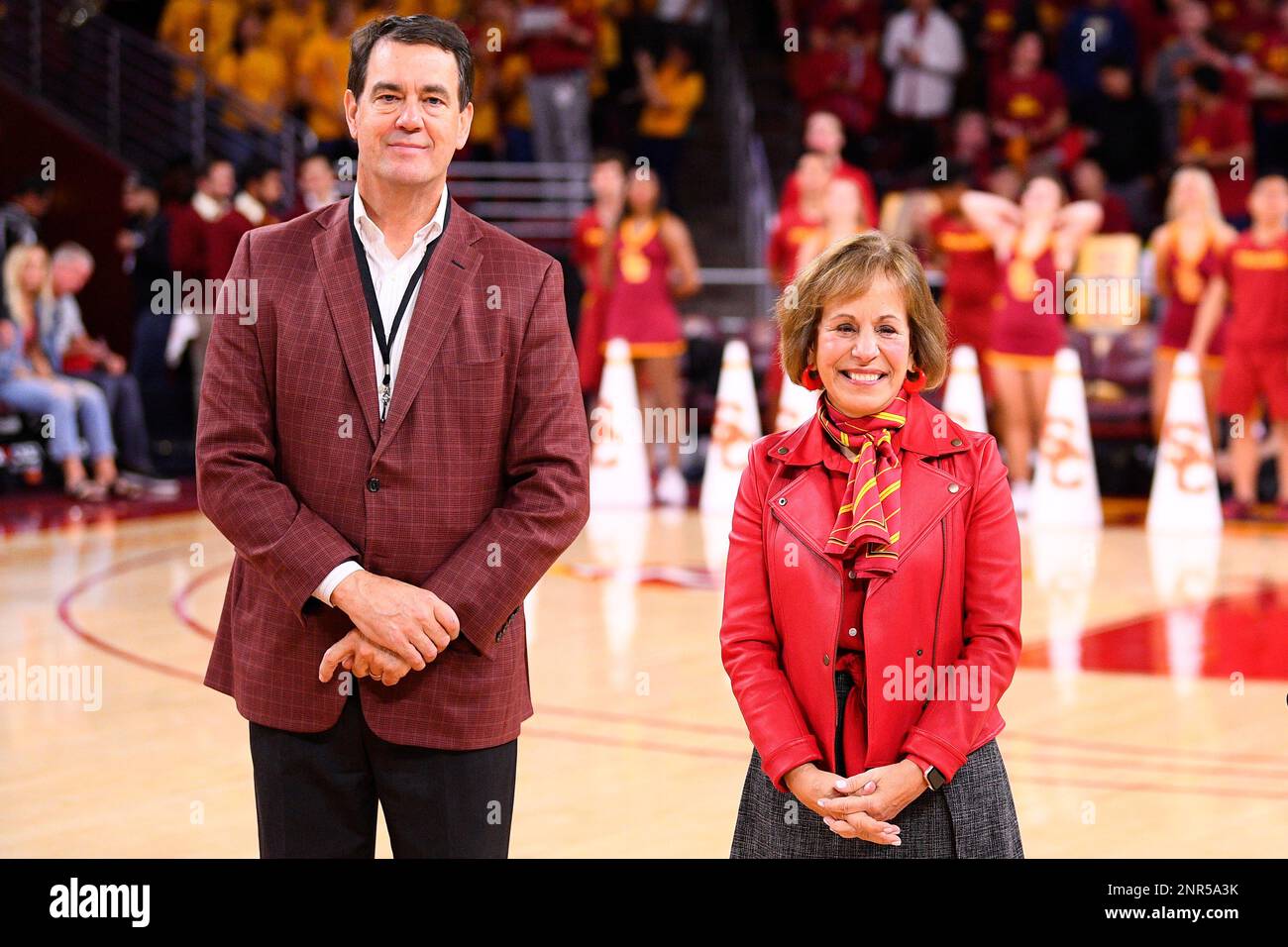 LOS ANGELES, CA - MARCH 07: USC athletic director Mike Bohn and ...
