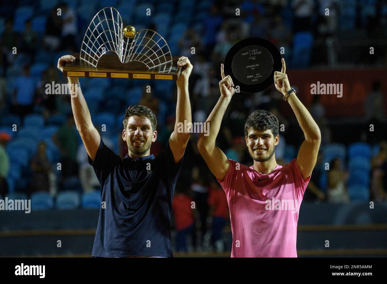 Rio, Brazil - february 25, 2023: Cameron Norrie (GBR) champion and ...