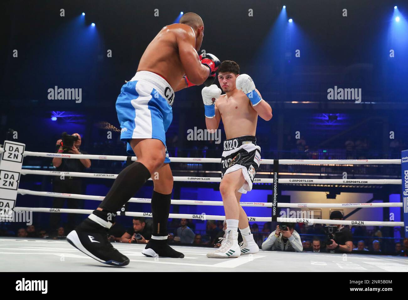 MIAMI, FL - JANUARY 30: Middleweight Alexis Espino boxes against ...