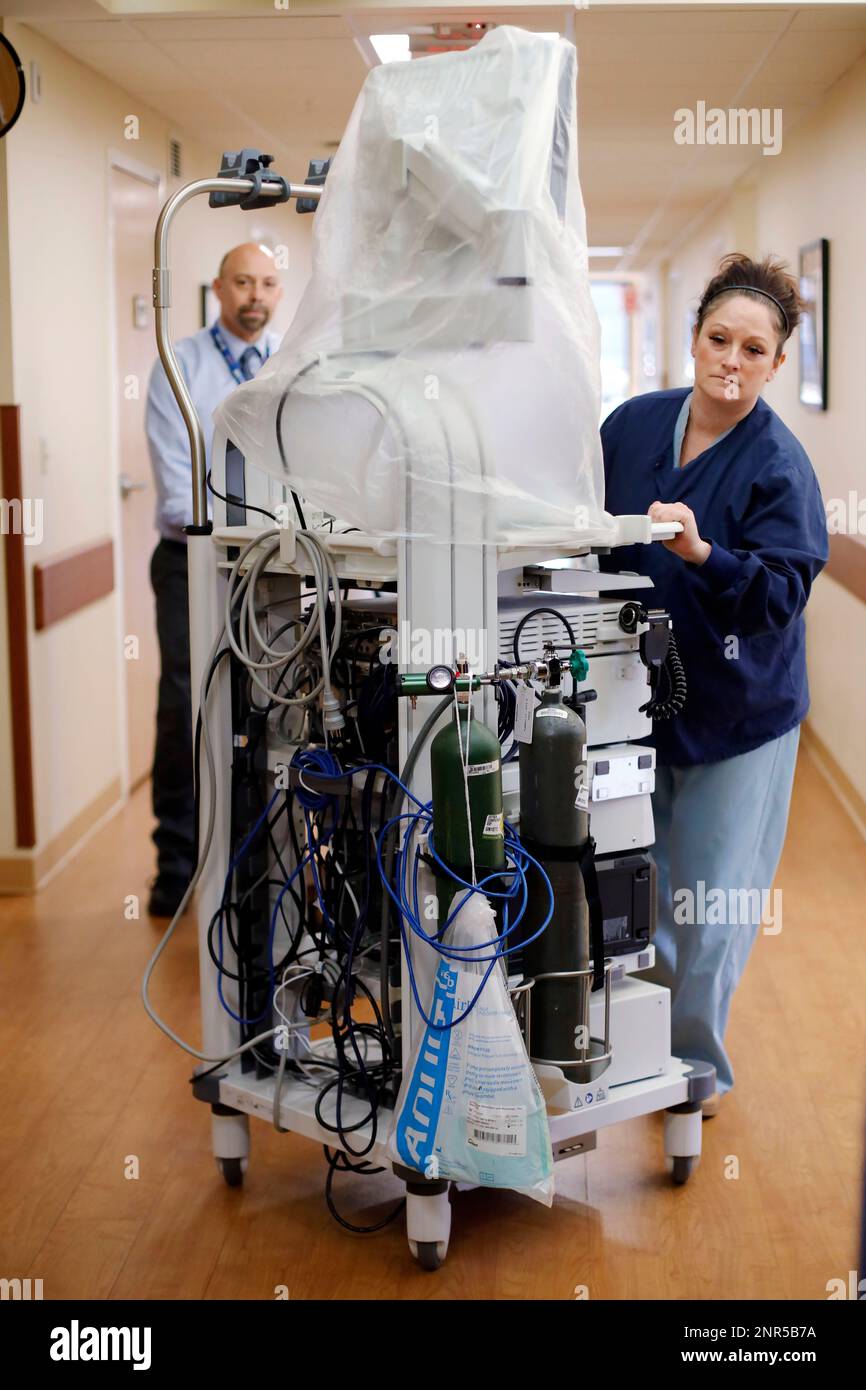 Amy Aitken, a registered nurse in the endoscopy unit at Berkshire ...