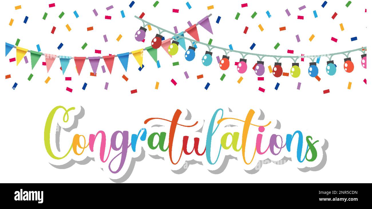 Congratulations text graphics for celebrating special occasions ...