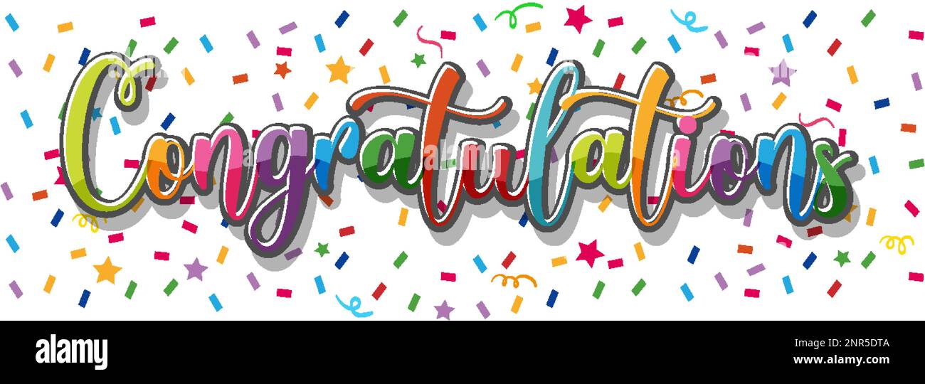 Congratulations text graphics for celebrating special occasions ...