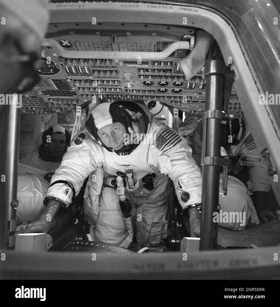 This March 26, 1971 photo made available by NASA shows astronauts Al ...