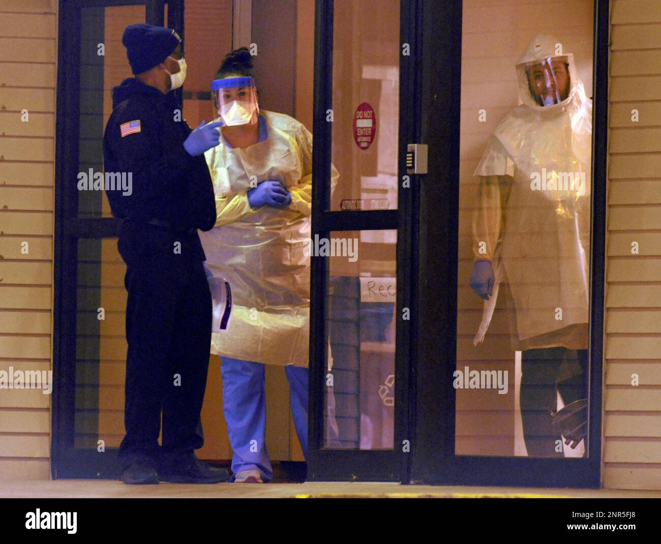 Staff Wait For An Approaching Patient At The Upmc Mercy South Side