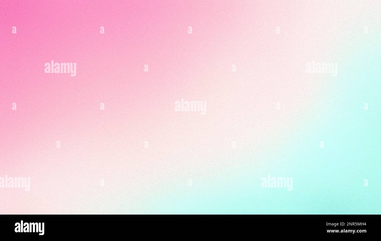 Pink yellow turquoise pastel gradient background, soft noise texture ...