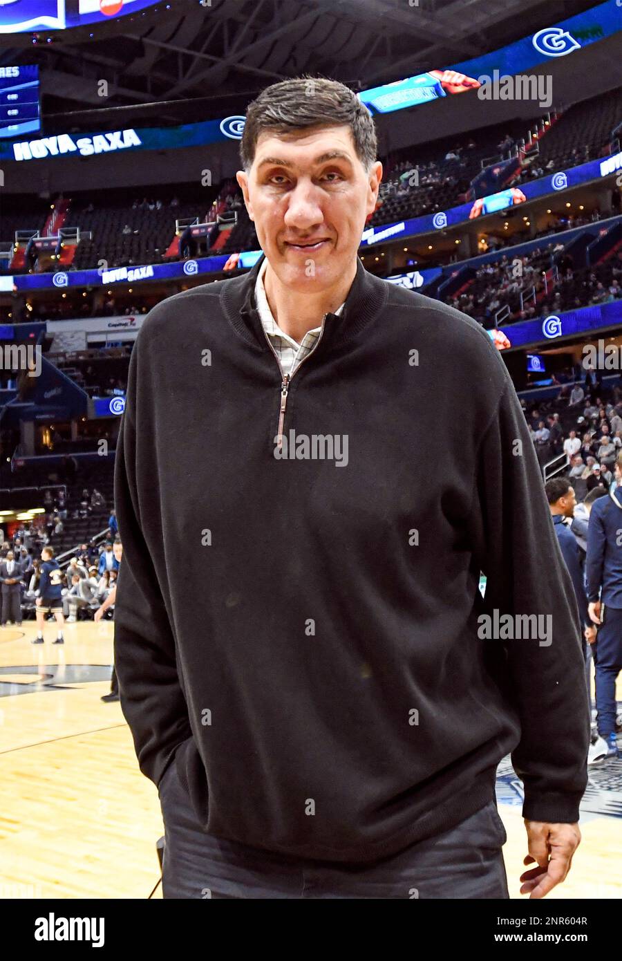 WASHINGTON, D.C. - MARCH 07 : Former NBA player, George Muresan leaves ...