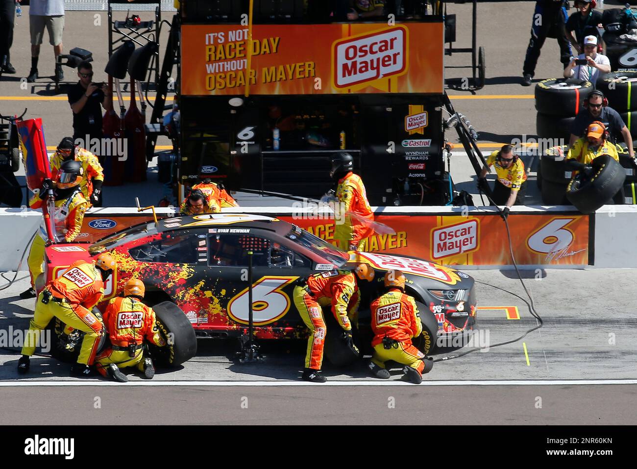 #6: Ross Chastain, Roush Fenway Racing, Ford Mustang Oscar Mayer makes ...