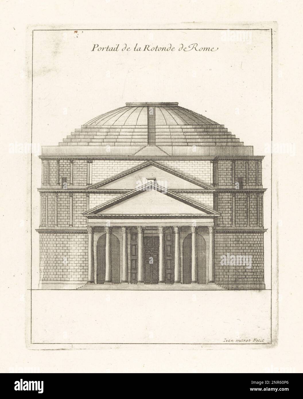 Portail de la rotonde de rome hi-res stock photography and images - Alamy