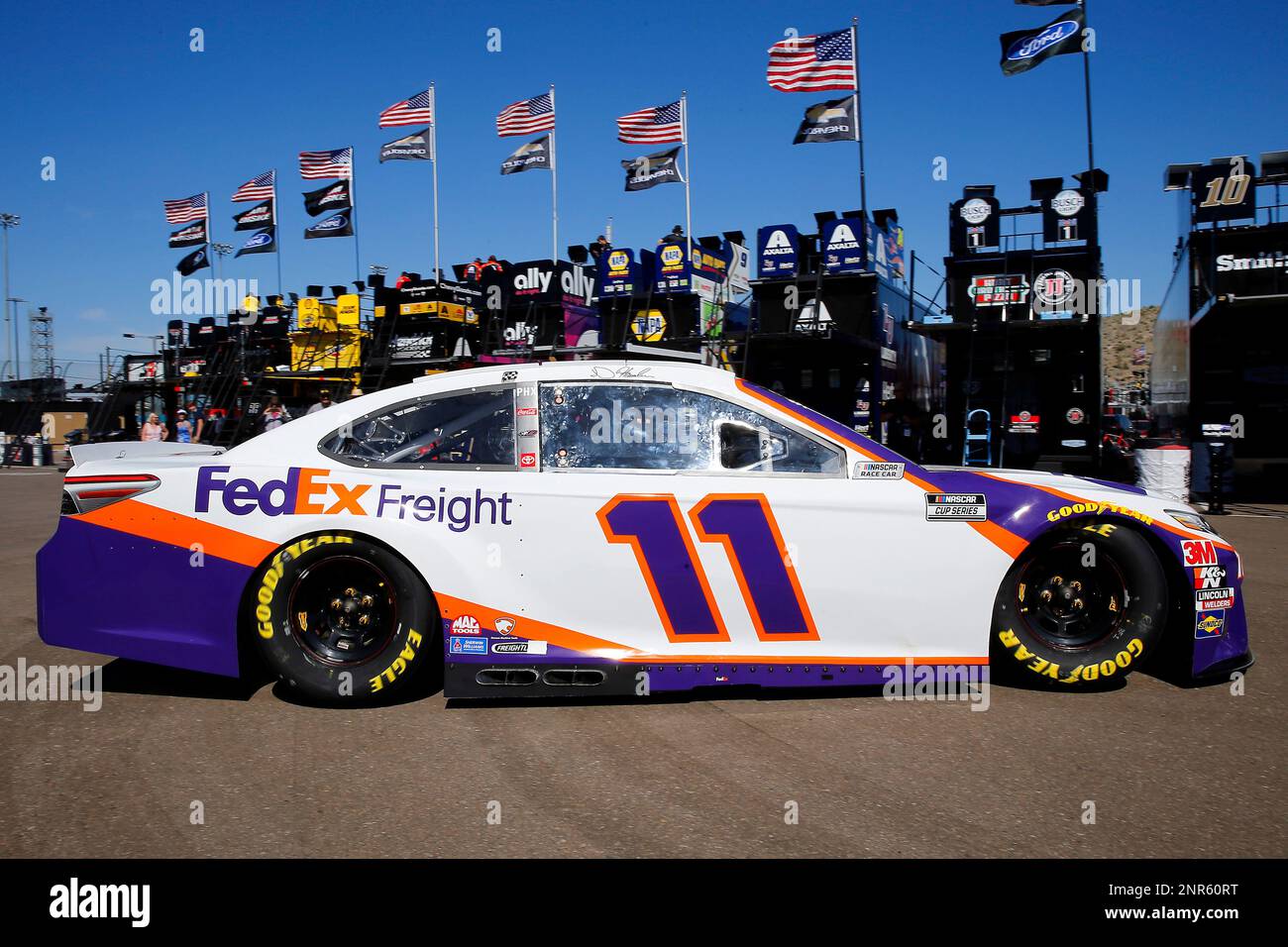 #11: Denny Hamlin, Joe Gibbs Racing, Toyota Camry FedEx Freight during ...