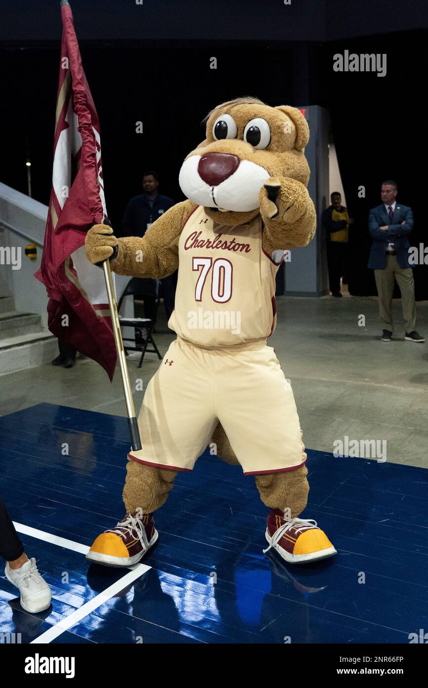 WASHINGTON, DC - MARCH 08: The College of Charleston mascot poses for a ...