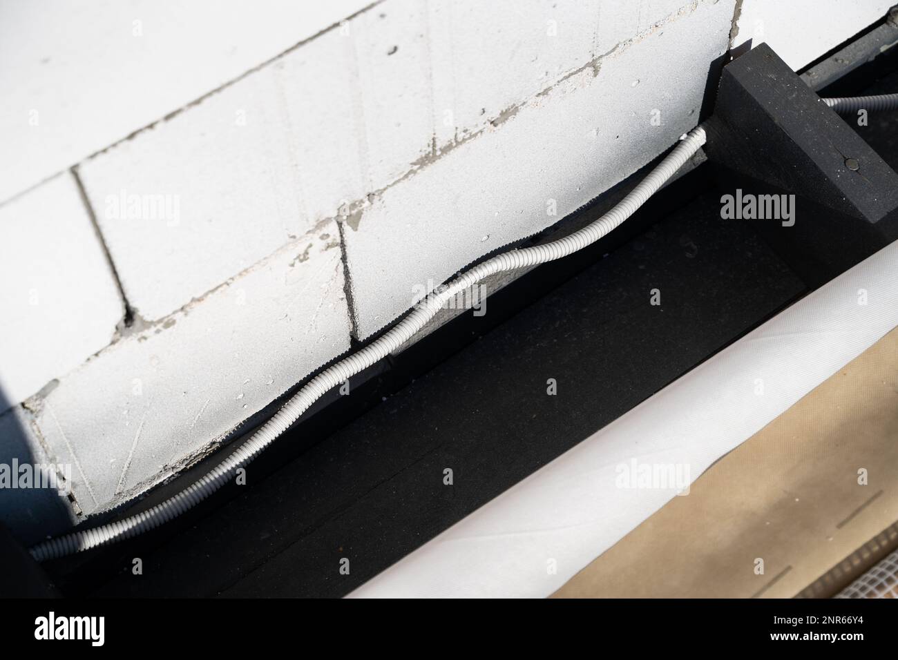 Electrical wiring laid in hi-res stock photography and images - Alamy