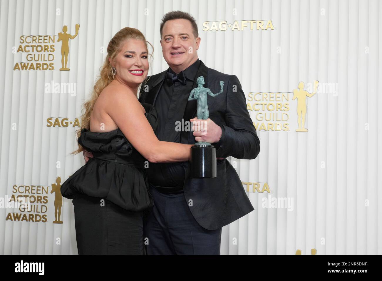 Brendan Fraser, winner of the award for outstanding performance by a ...