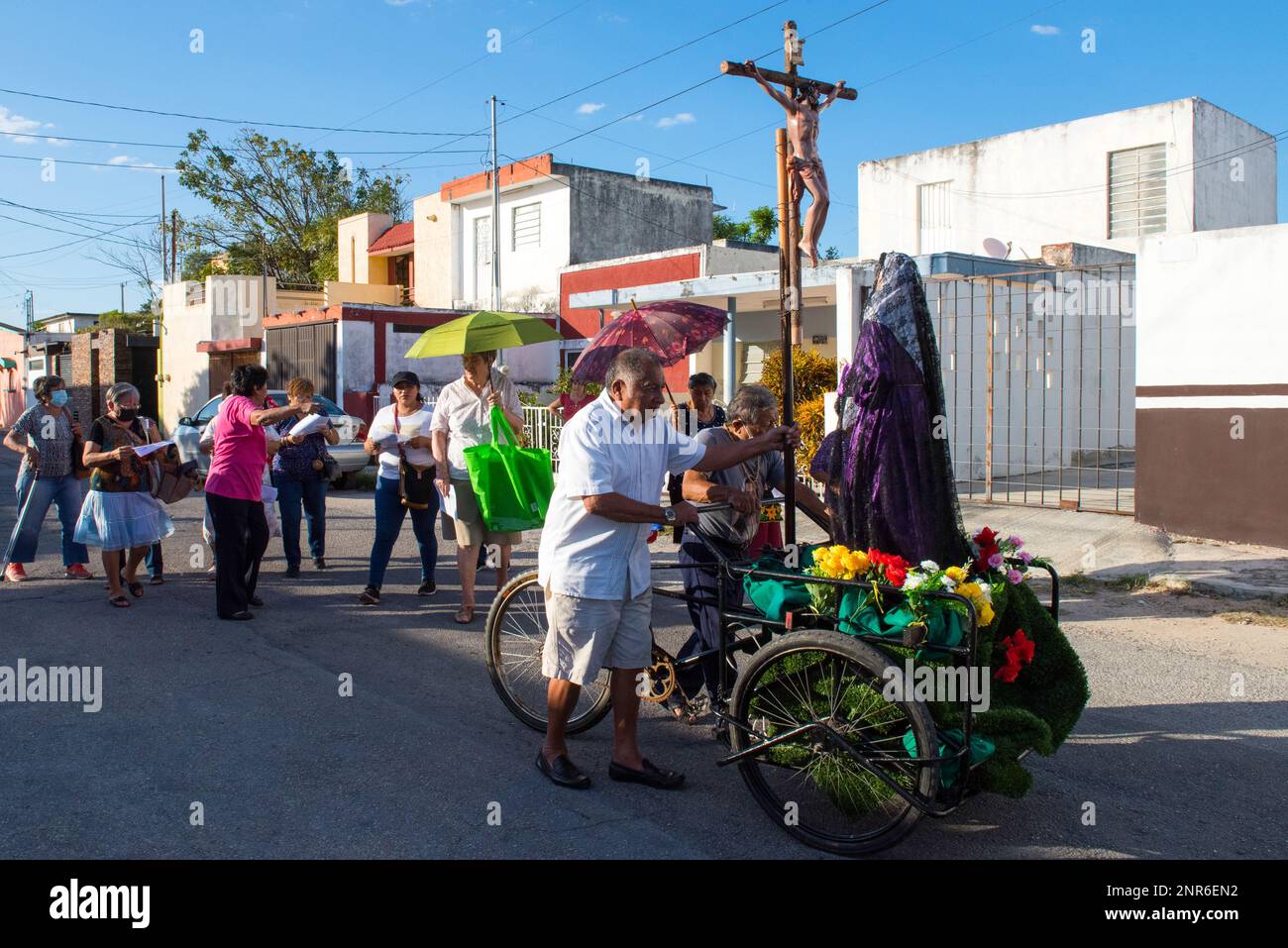 To mark the sixth friday of Lent, small home altars are set up in some ...