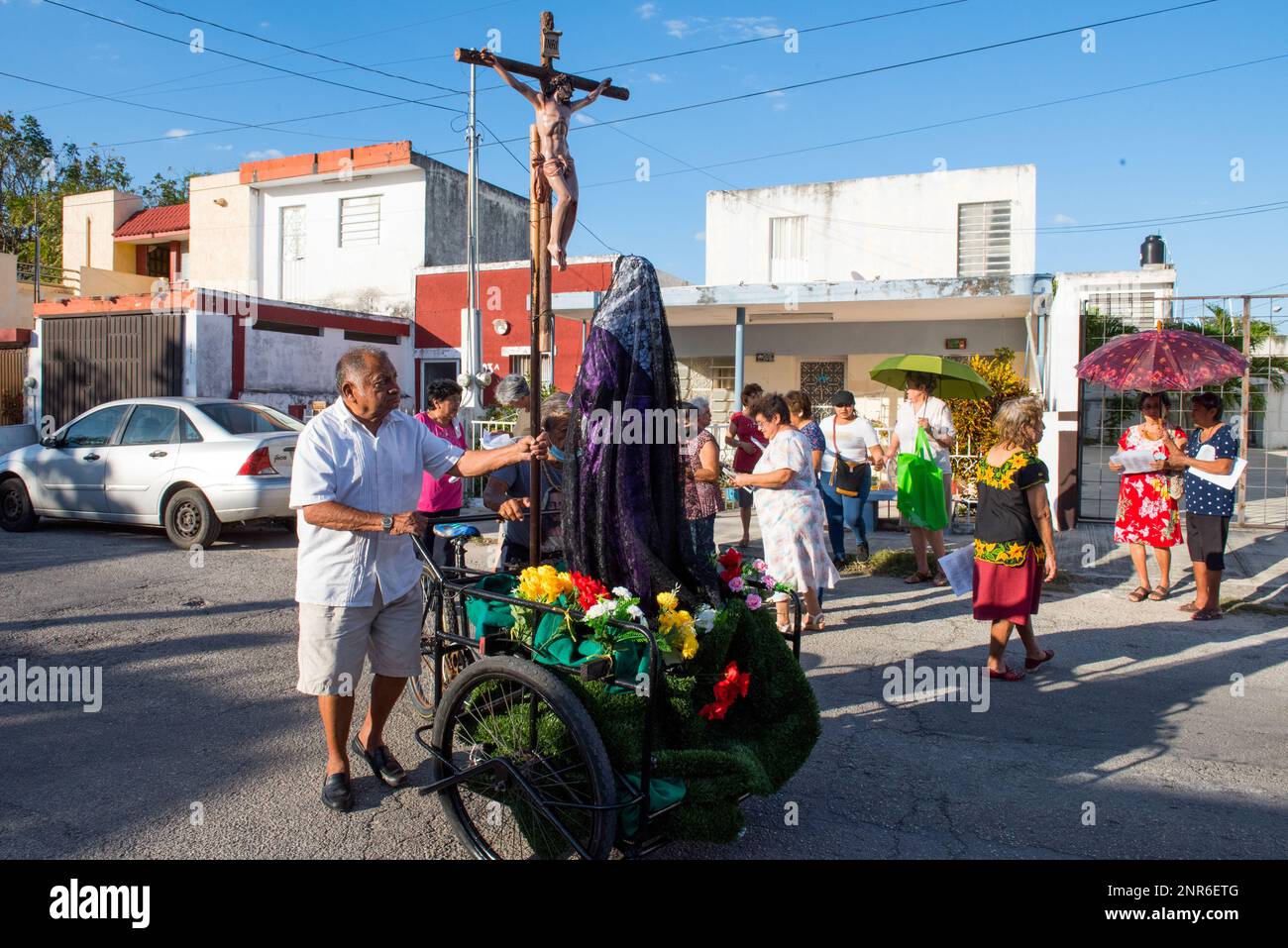 To mark the sixth friday of Lent, small home altars are set up in some ...