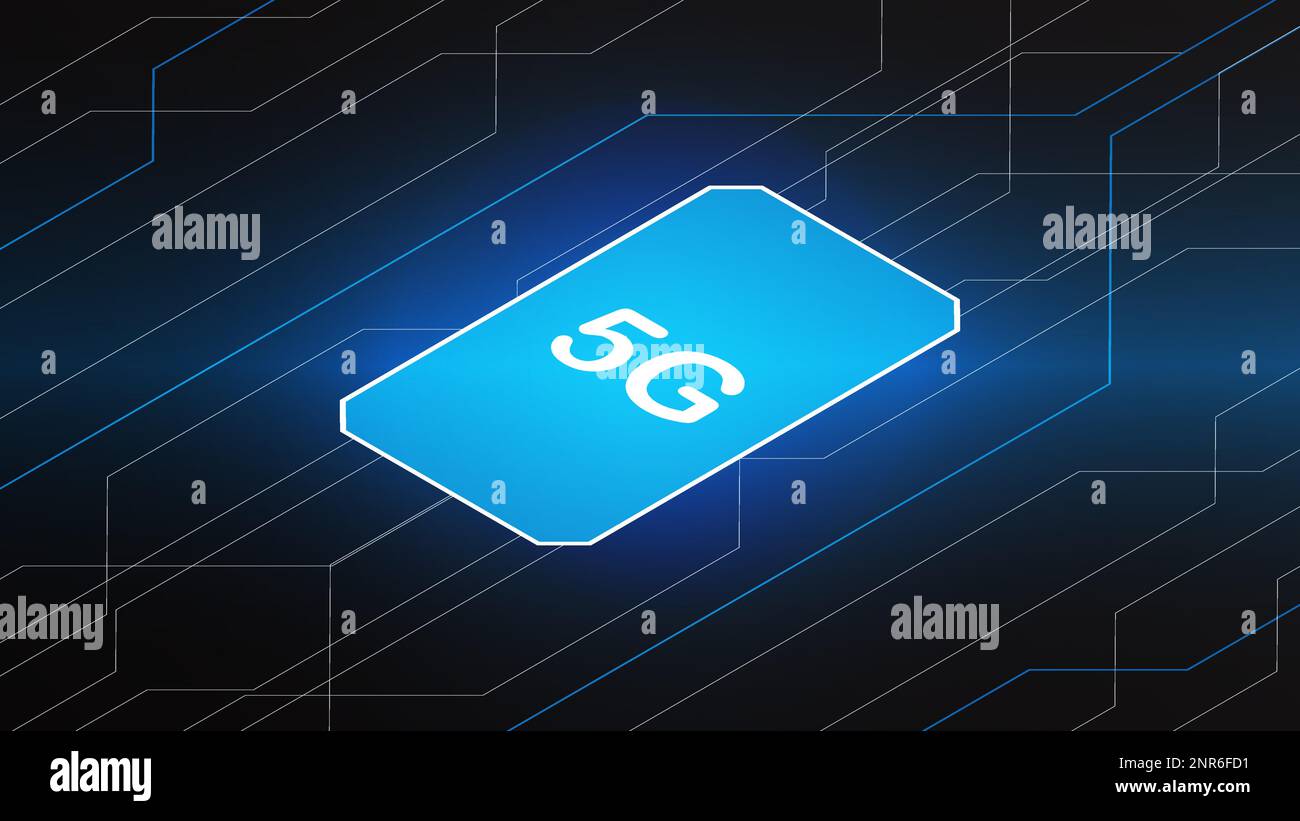 5G network technology background concept. 5G wireless Wi-fi connection ...