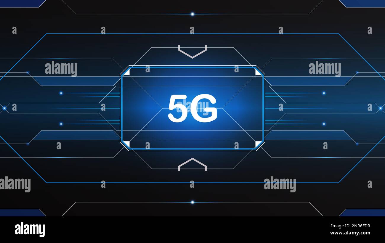 5g Network Technology Background Concept 5g Wireless Wi Fi Connection