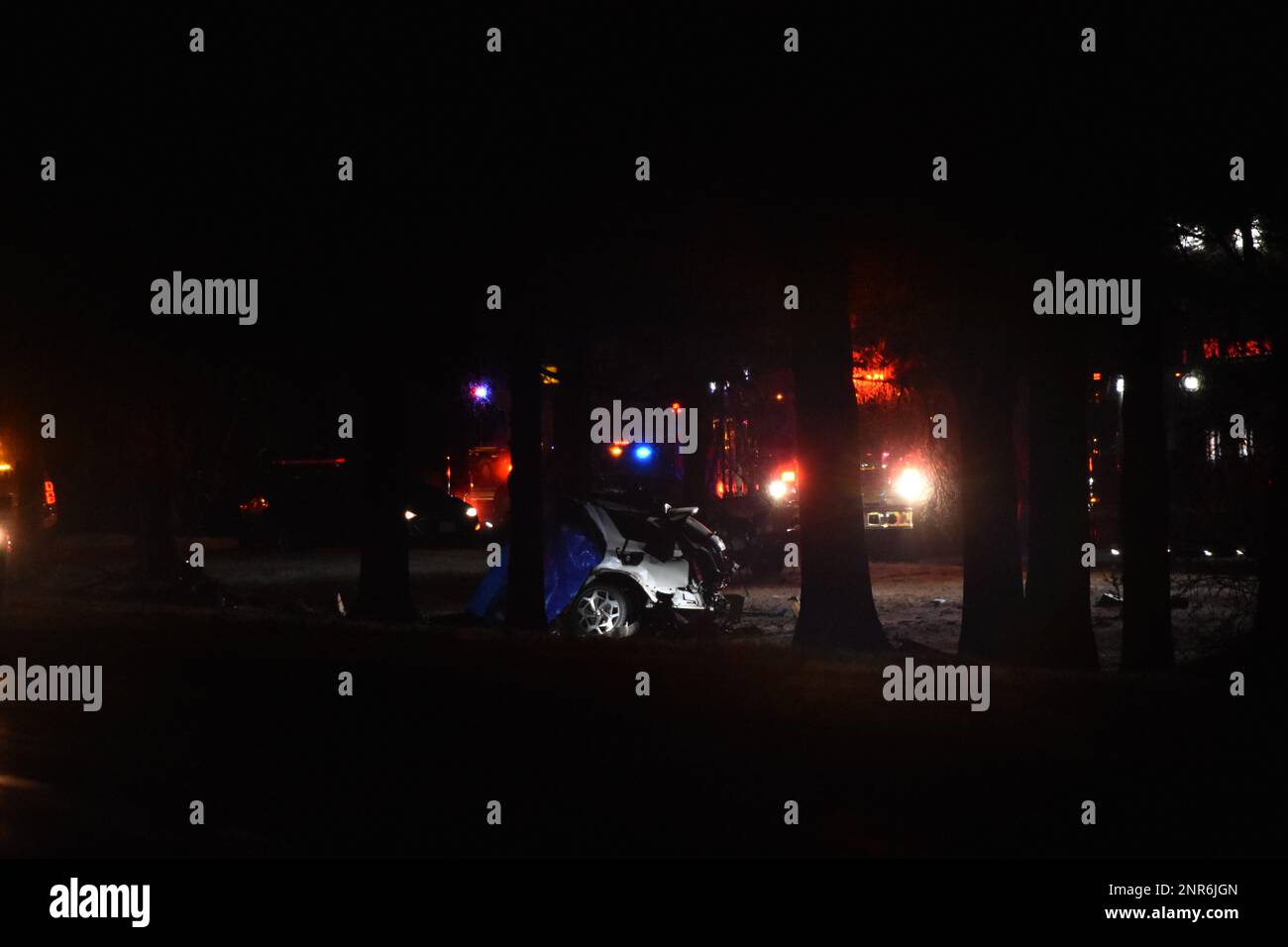 Gruesome accident scene hi-res stock photography and images - Alamy