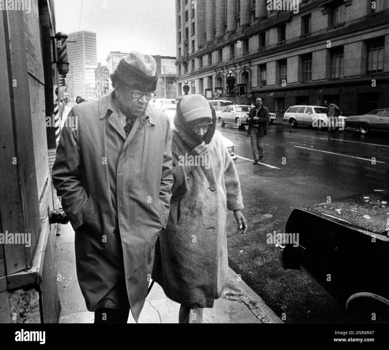 Homer and Faye Williams, parents of murder suspect Wayne Williams, walk ...