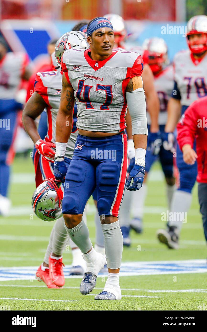 ARLINGTON, TX - MARCH 01: Houston Roughnecks linebacker DeMarquis Gates ...