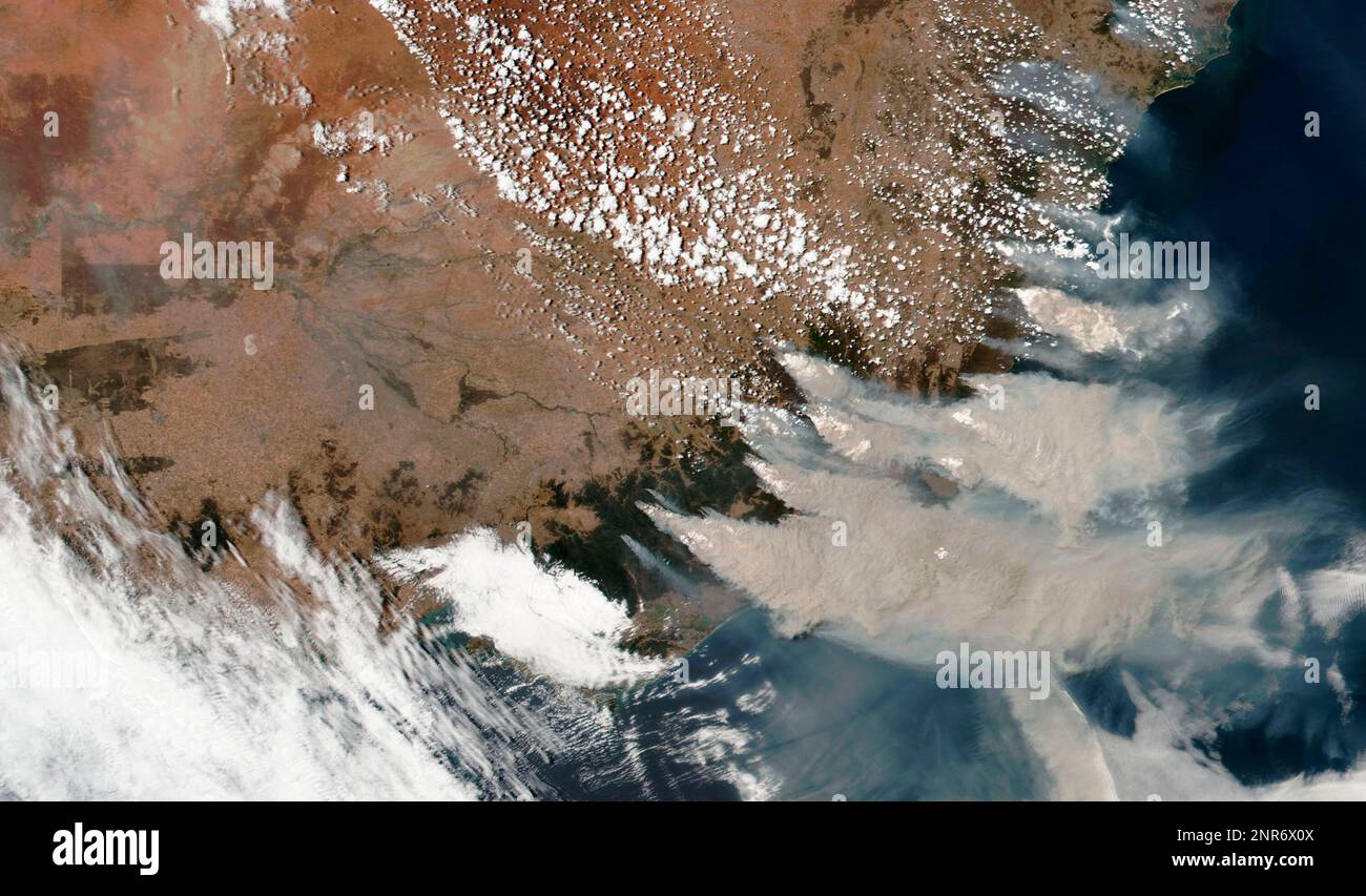FILE - This satellite image provided by NASA on Saturday, Jan. 4, 2020 ...