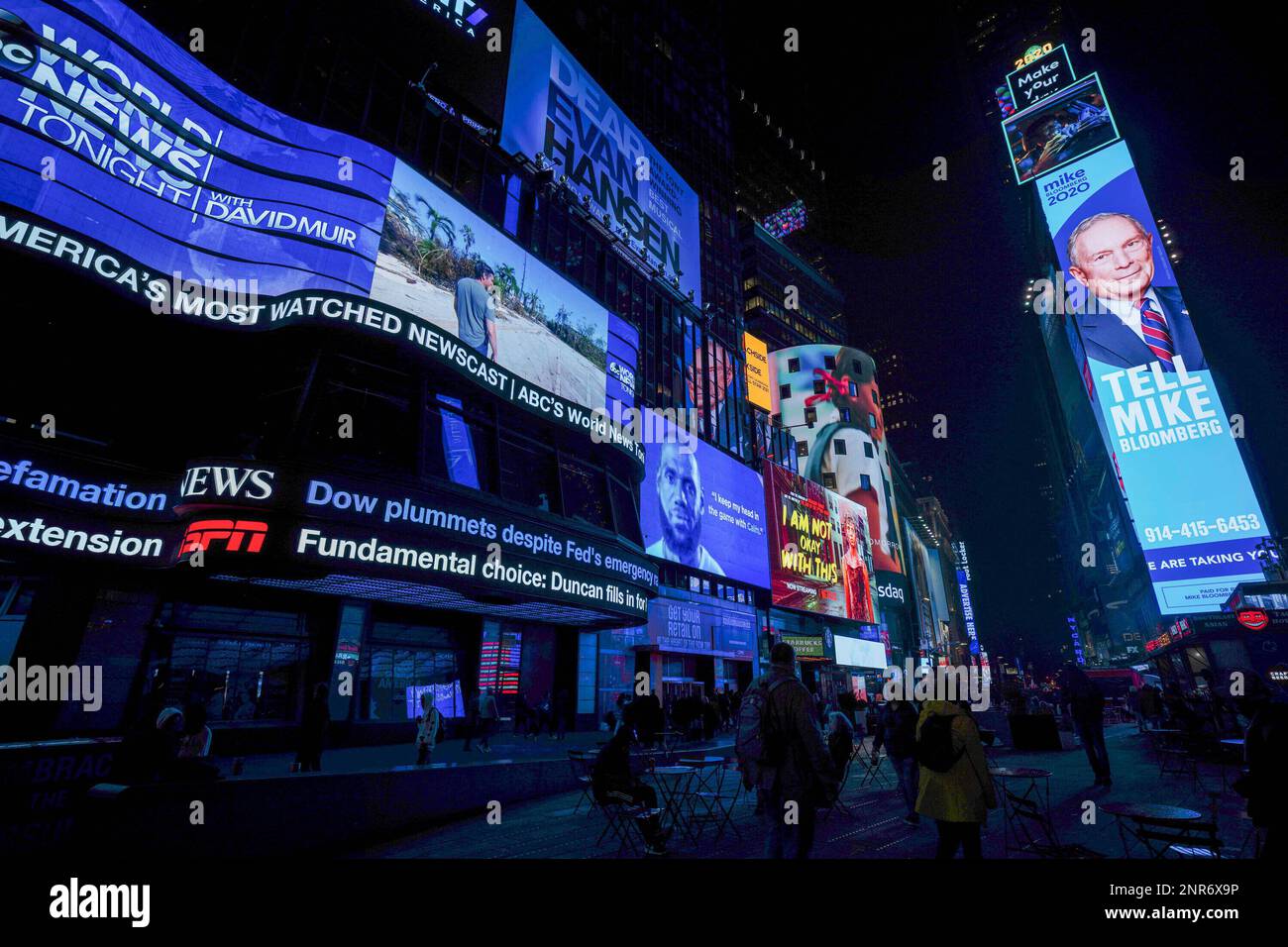 Photo by: John Nacion/STAR MAX/IPx 2020 3/3/20 Michael Bloom sign is ...