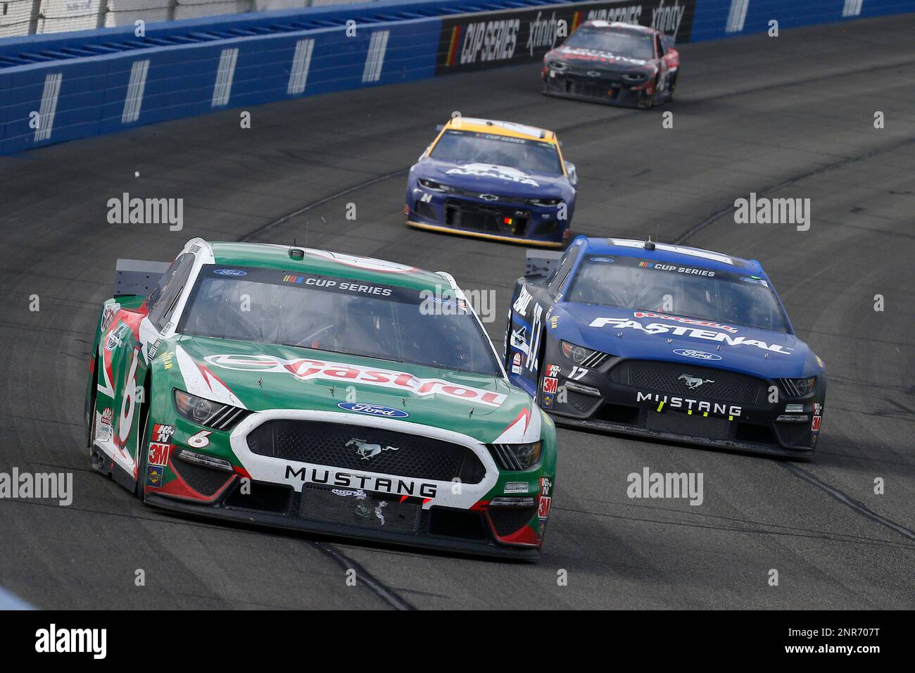 #6: Ross Chastain, Roush Fenway Racing, Ford Mustang Castrol and #17 ...