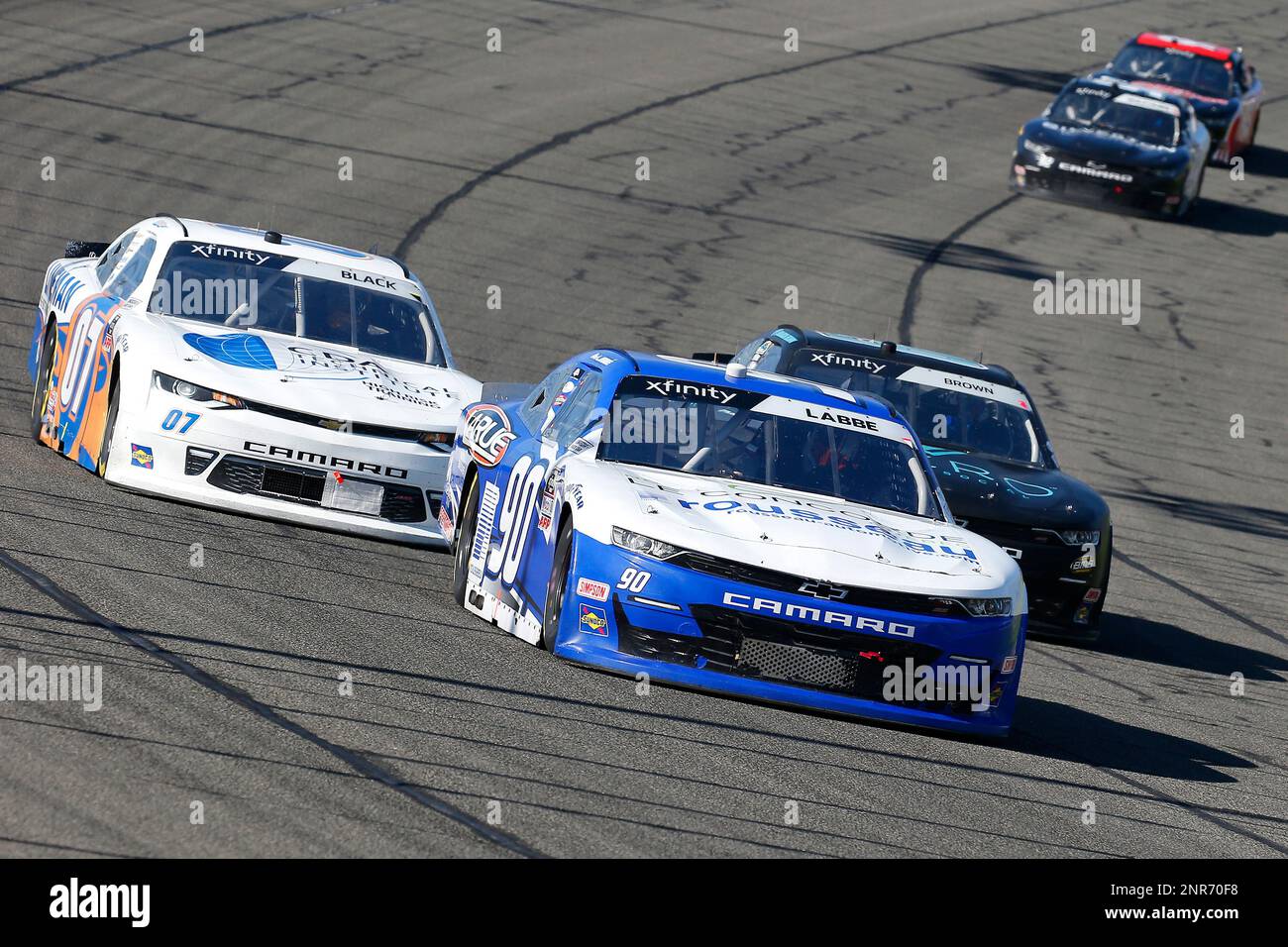 #90: Alex Labbe, DGM Racing, Chevrolet Camaro Larue Snowblowers and #07 ...