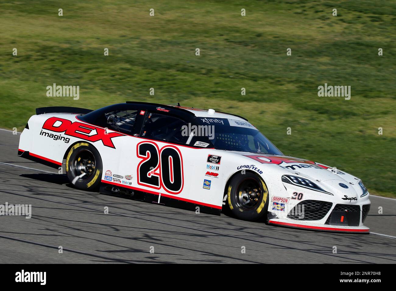 #20: Harrison Burton, Joe Gibbs Racing, Toyota Supra Dex Imaging during ...