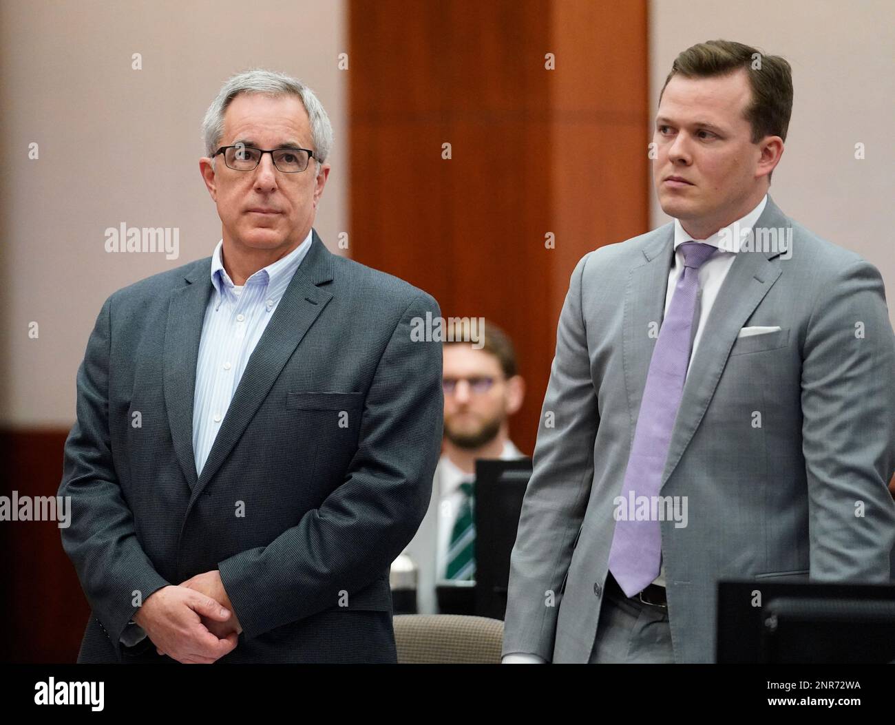 Michael Keough, retired vice president of Arkema Inc., left, and his ...