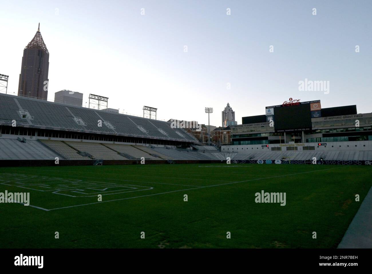 General overall view of Bobby Dodd Stadium at Historic Grant Field ion ...