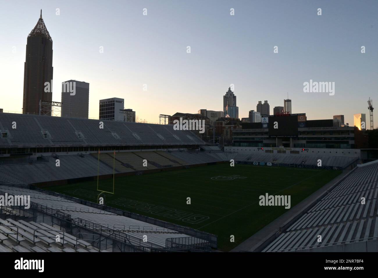 General overall view of Bobby Dodd Stadium at Historic Grant Field ion ...
