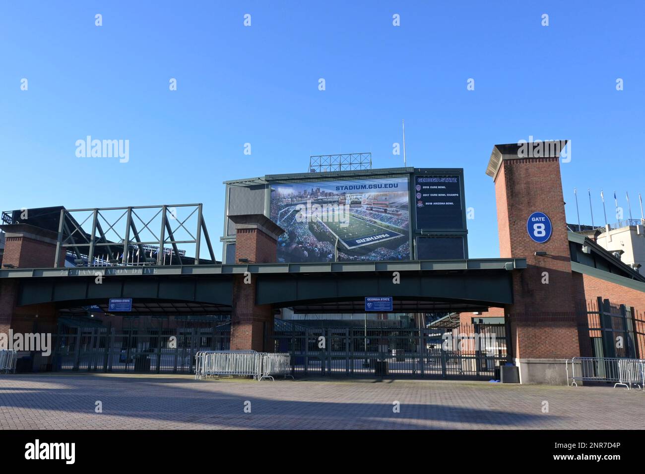 General overall view of Georgia State Stadium, Friday, Feb. 28, 2020 ...