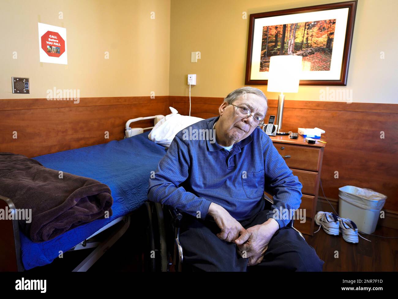 A resident of Village Shalom nursing facility for five years, 80-year ...