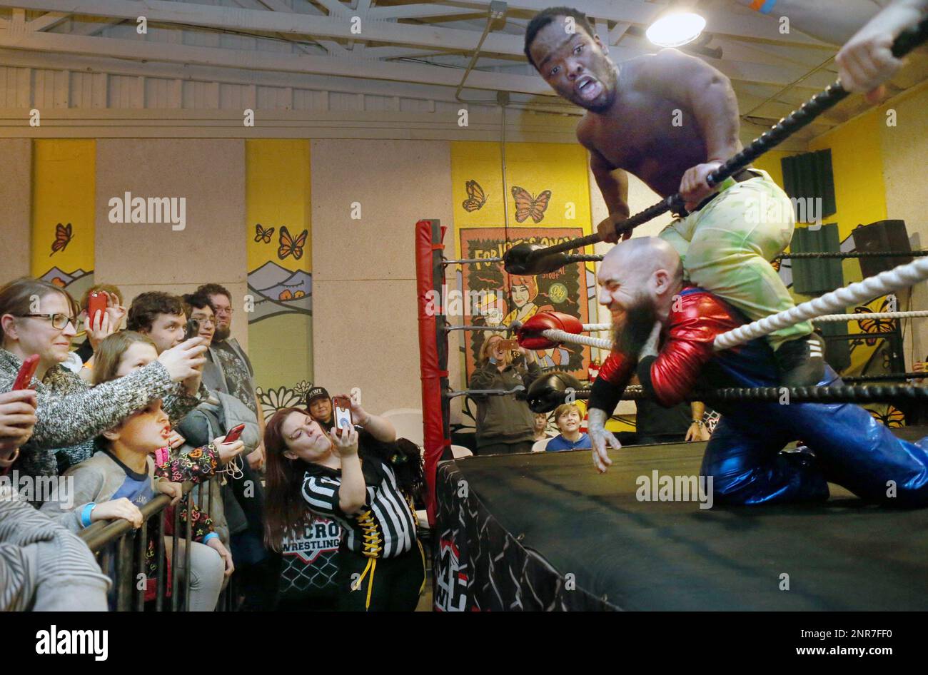 In this Jan. 9, 2020 photo, Jamaican Jo, above, and Heavy-Metal Mario ...