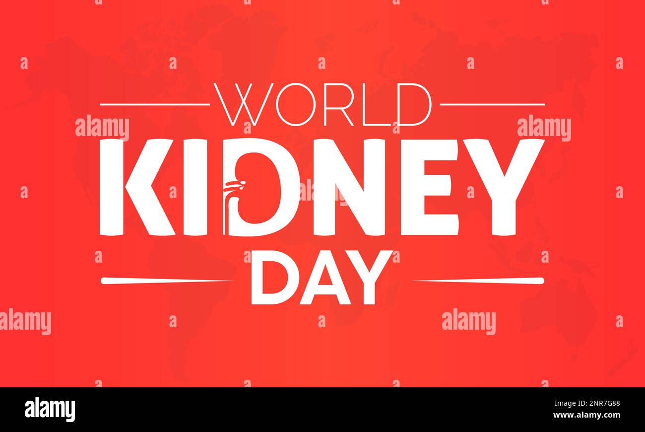 World Kidney Day. Health awareness campaign on the importance of the ...