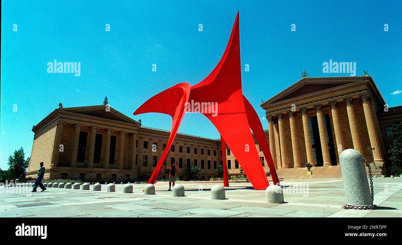 This undated photo shows "Eagle," a 40 foot sculpture by Alexander ...
