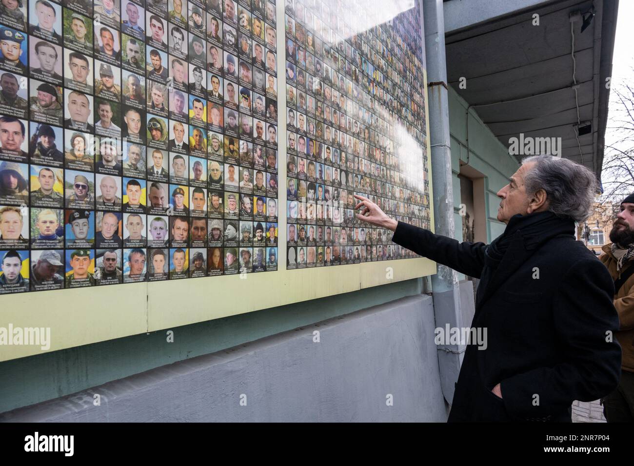 French public intellectual Bernard-Henri Levy (often referred to as BHL ...