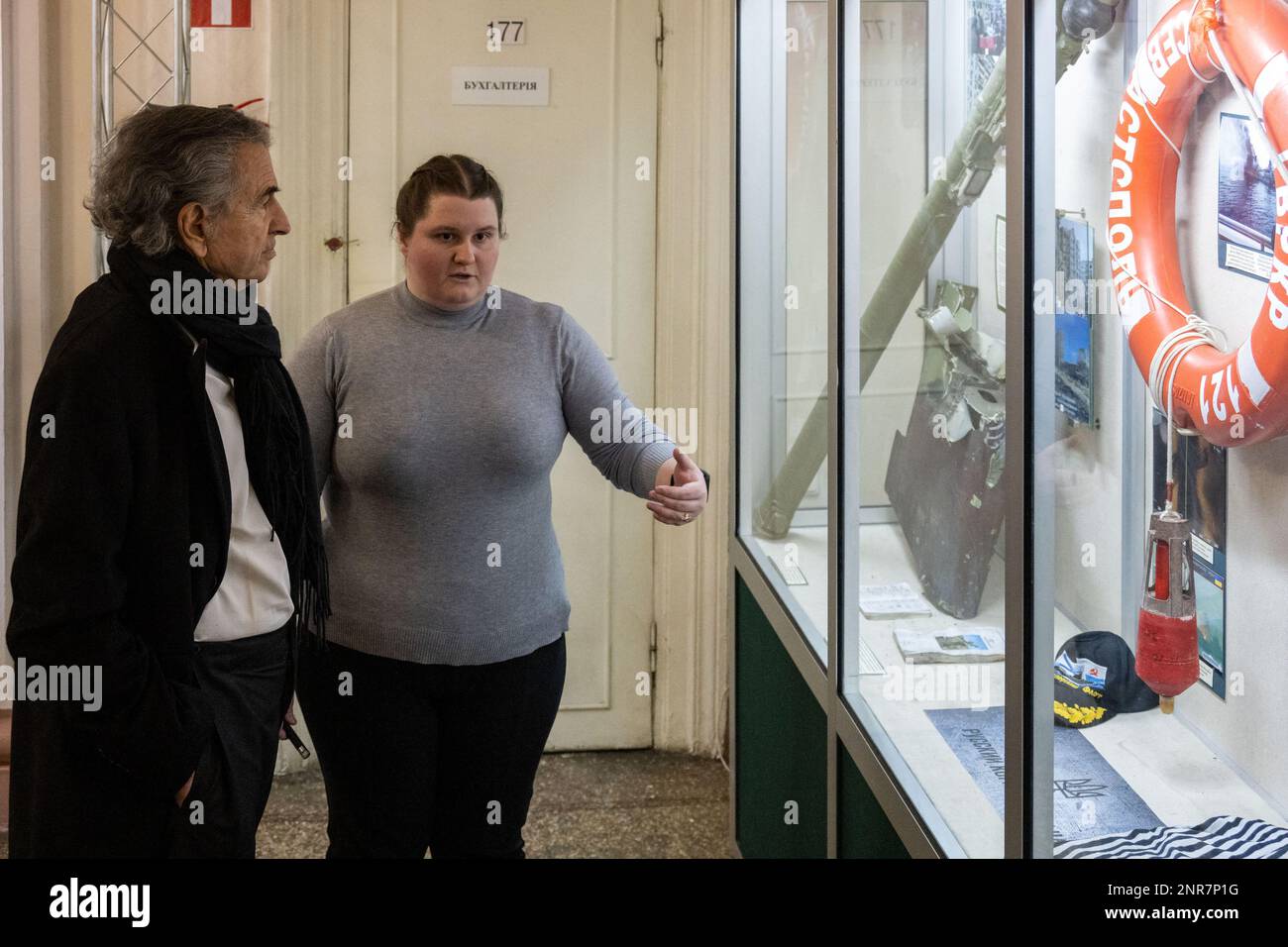 French public intellectual Bernard-Henri Levy (often referred to as BHL ...