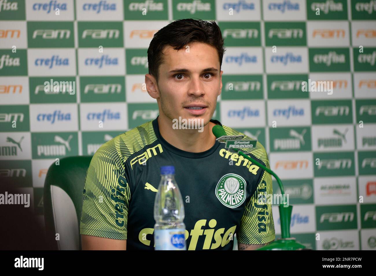 SP - Sao Paulo - 02/25/2020 - Press conference, Raphael Veiga - Raphael Veiga do Palmeiras ...