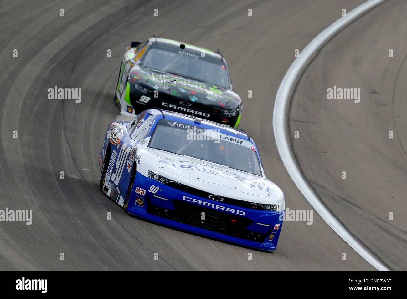 #90: Alex Labbe, DGM Racing, Chevrolet Camaro and #93: Joey Gase, RSS ...