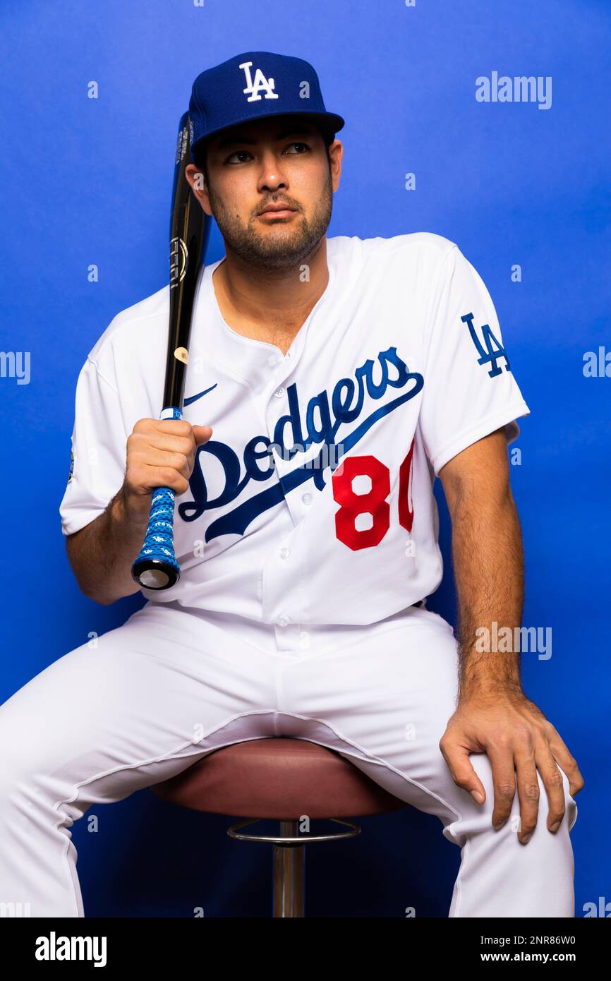 GLENDALE, AZ - FEBRUARY 20: Los Angeles Dodgers Stevie Berman (80 ...